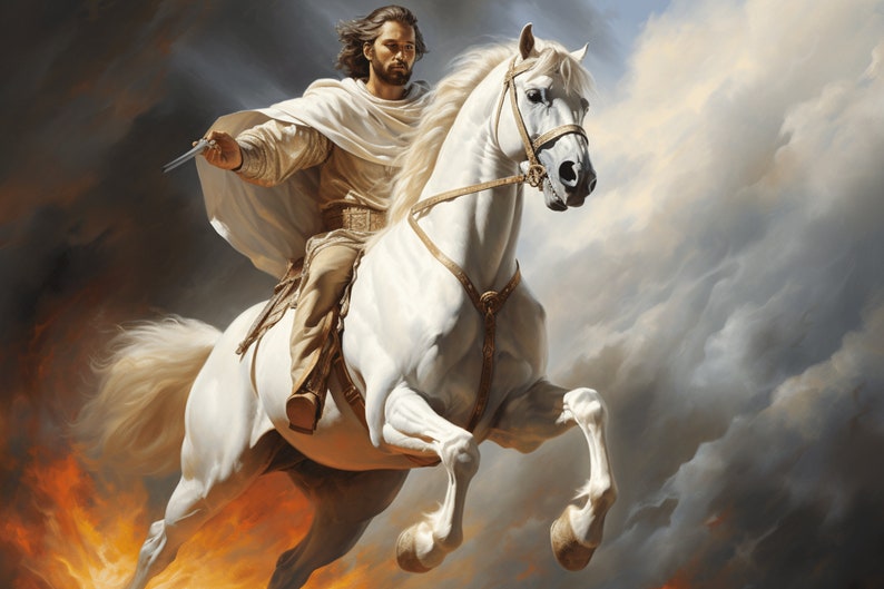 Discover the Divine: Second Coming of Jesus Digital Art - Instant ...