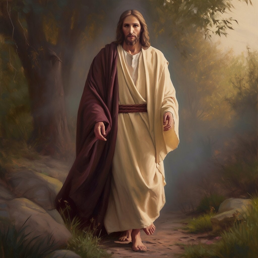 Digital Oil Painting of Jesus Perfect for Your Home - Etsy