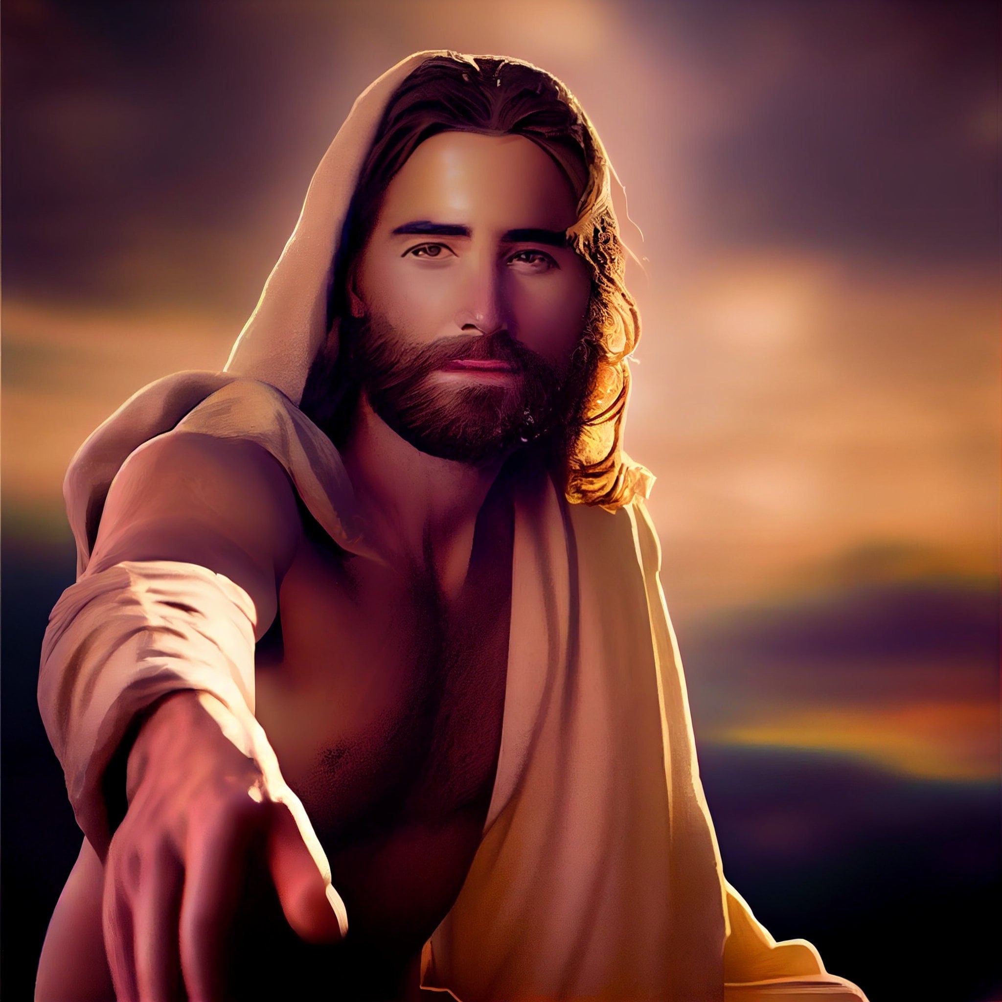 Jesus Christ Digital Print 2 - Etsy