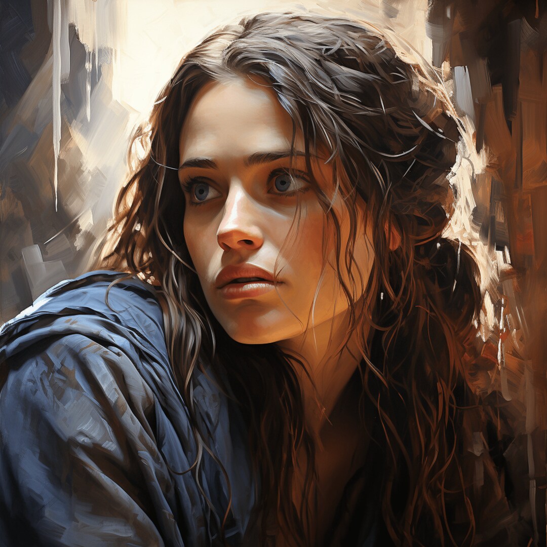 Captivating Miriam: Digital Wall Picture of Jewish Heritage - Etsy