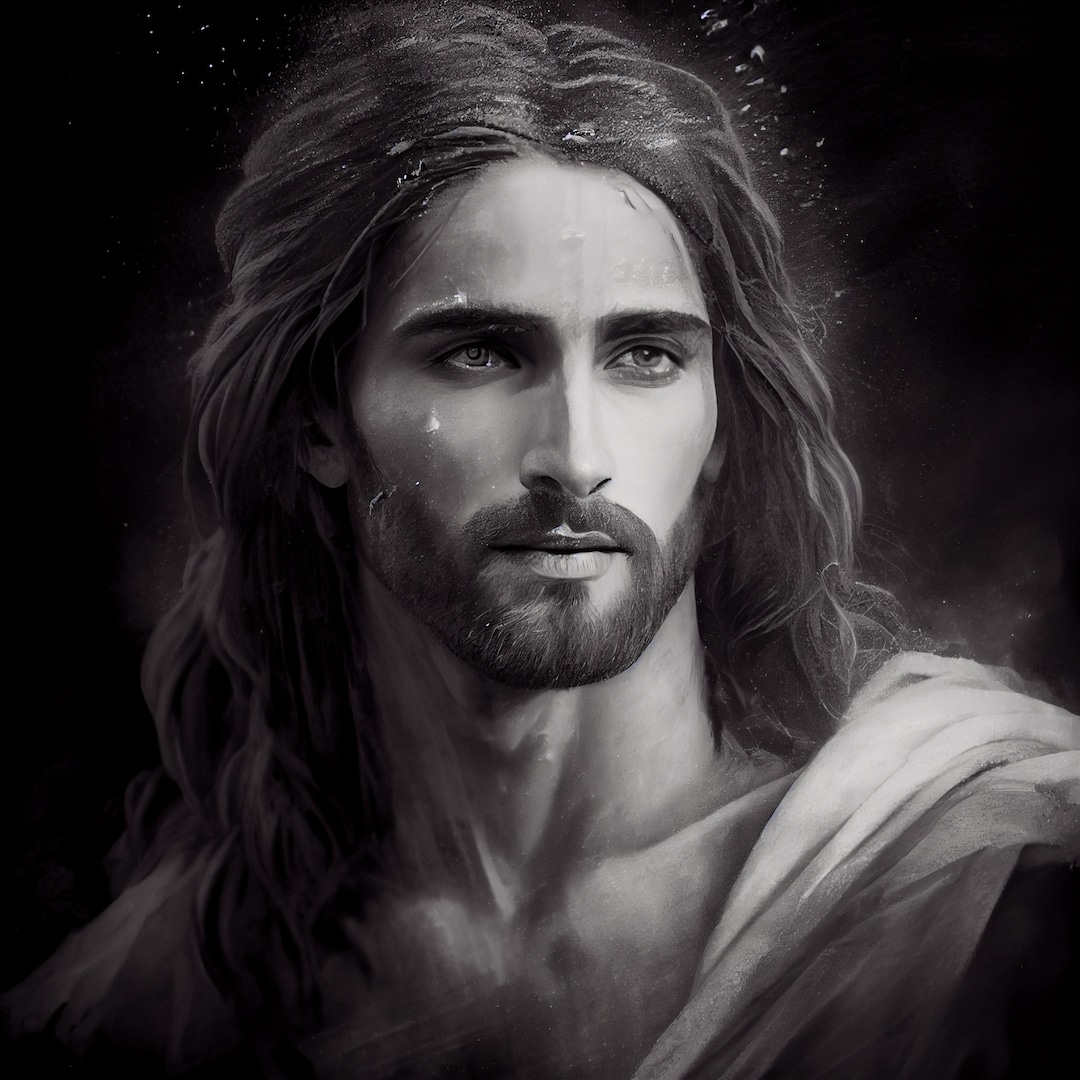 Embrace Divine Love: Jesus Christ Digital Print - A Timeless Expression ...