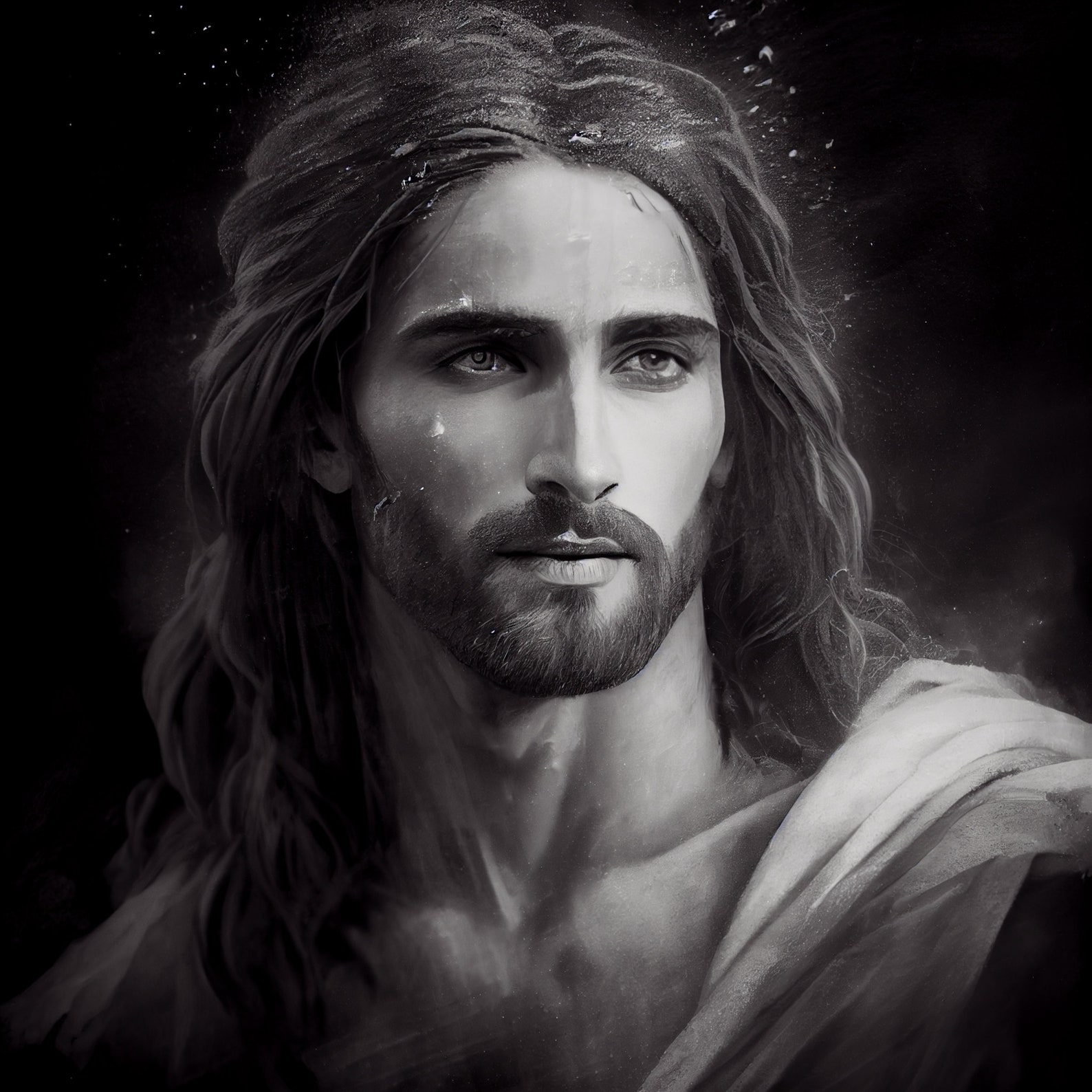 Embrace Divine Love: Jesus Christ Digital Print - A Timeless Expression ...
