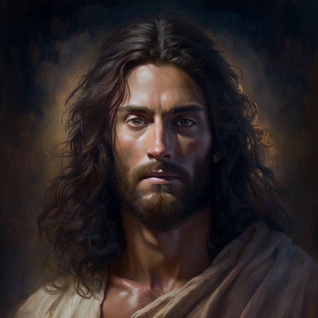 Jesus Portrait Digital Printable Download - Religious Art for Home ...