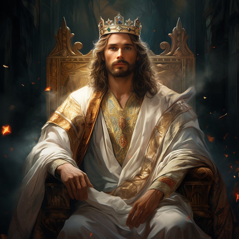 Jesus Christ the Messiah is King, - Etsy