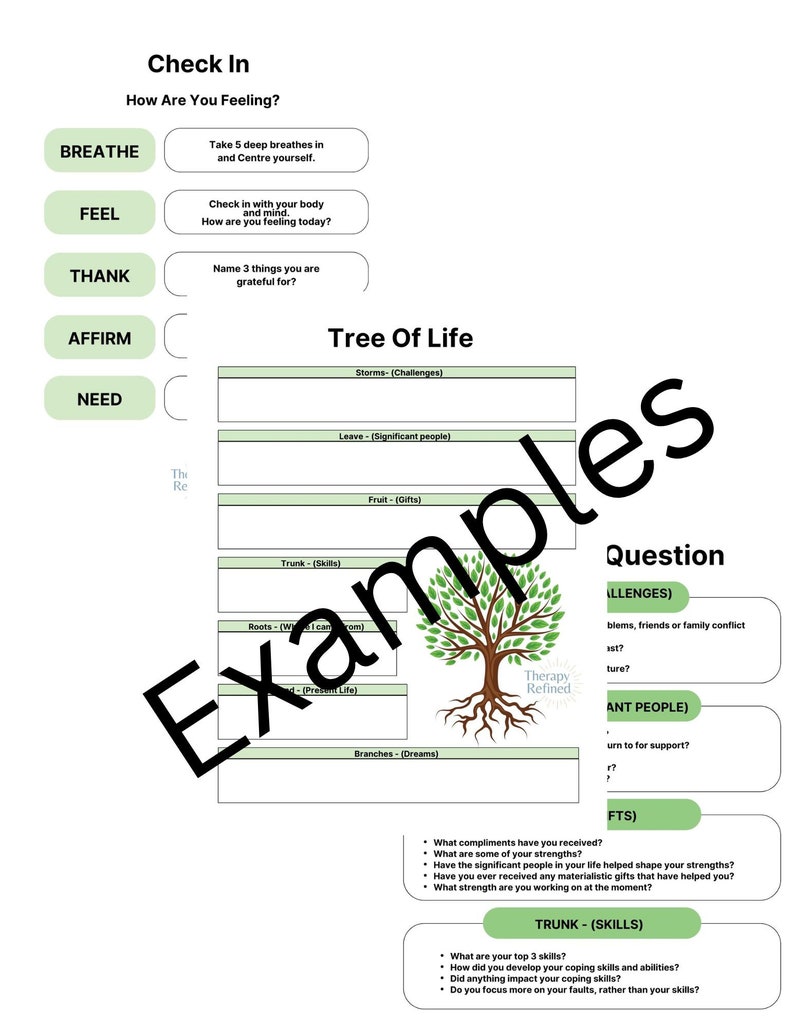 Narrative Therapy Workbook - Etsy