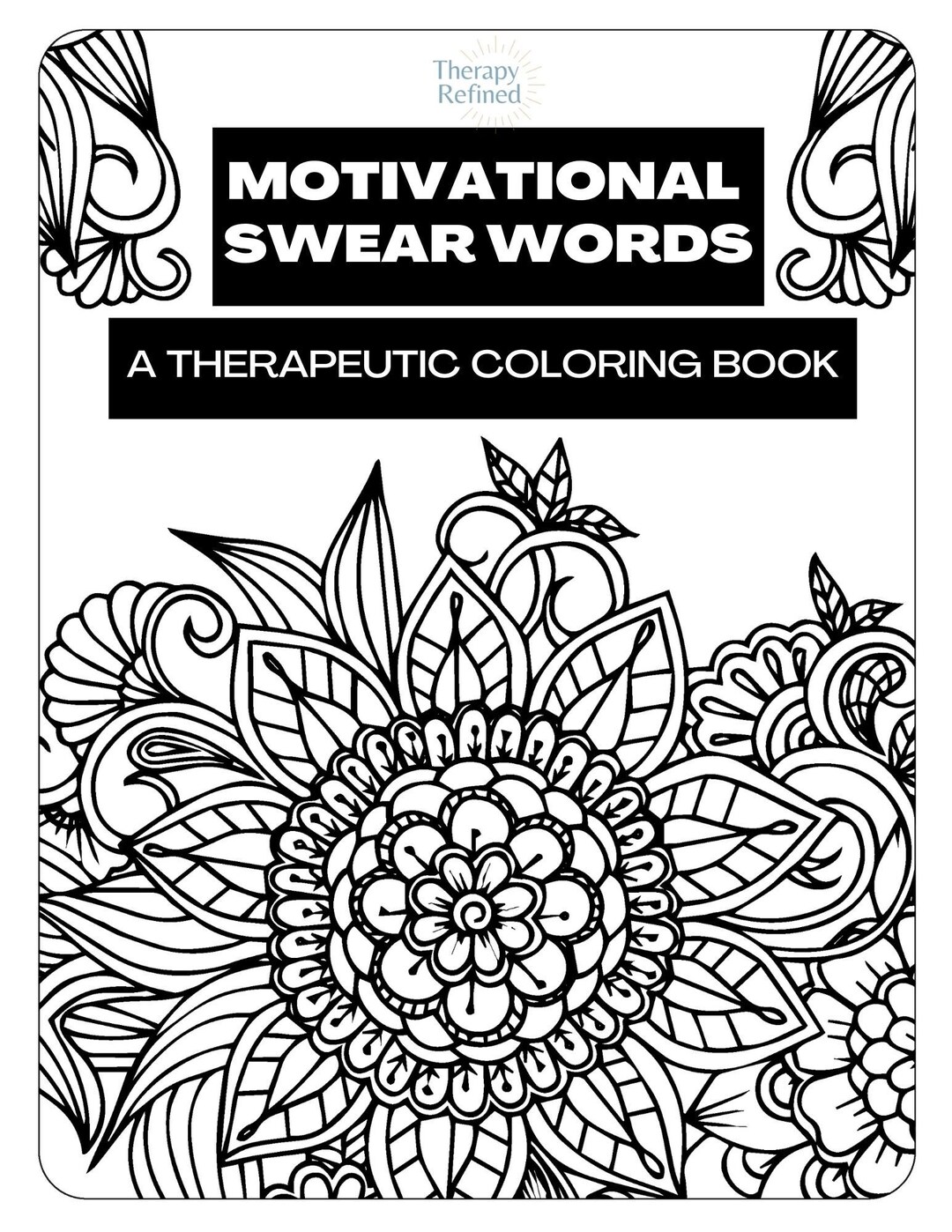 Motivational Swear Words: A Therapeutic Coloring Book - Etsy Australia