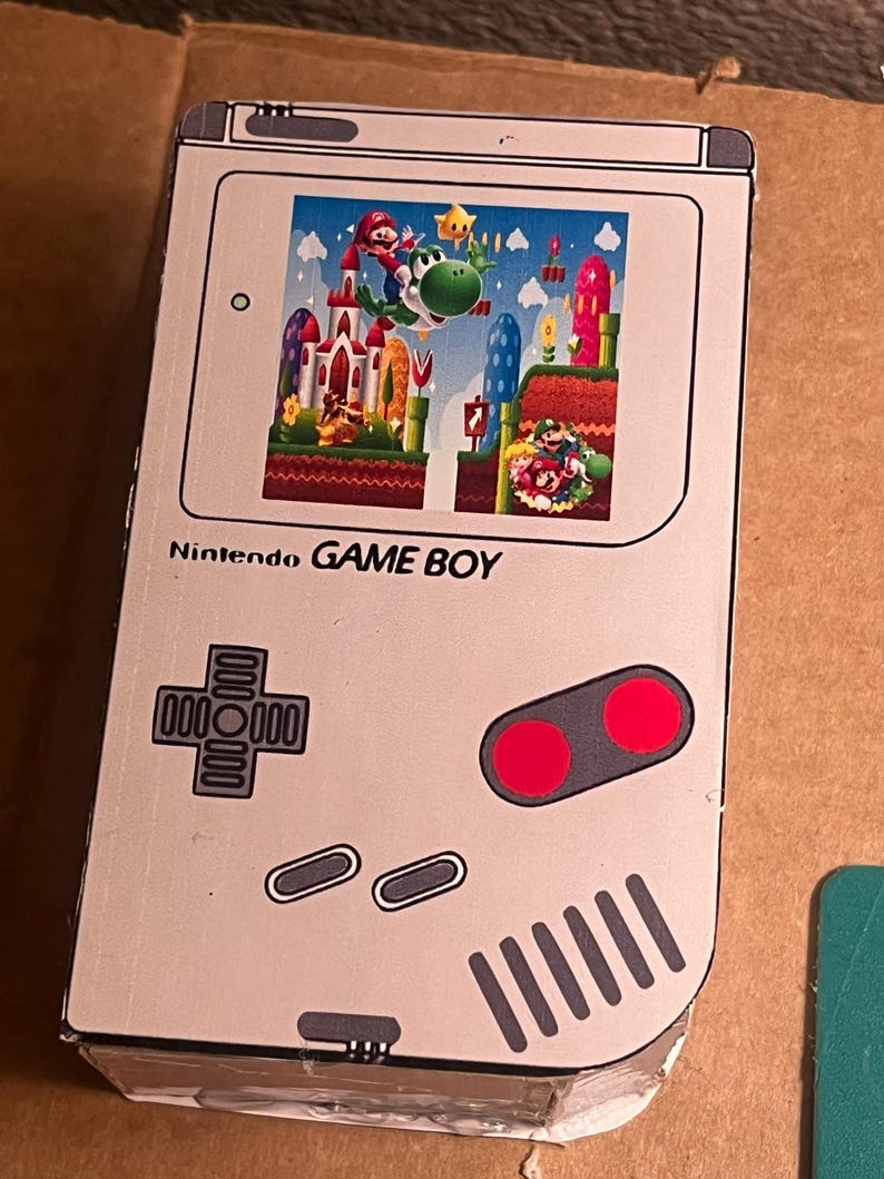 Gameboy Box Template - Etsy