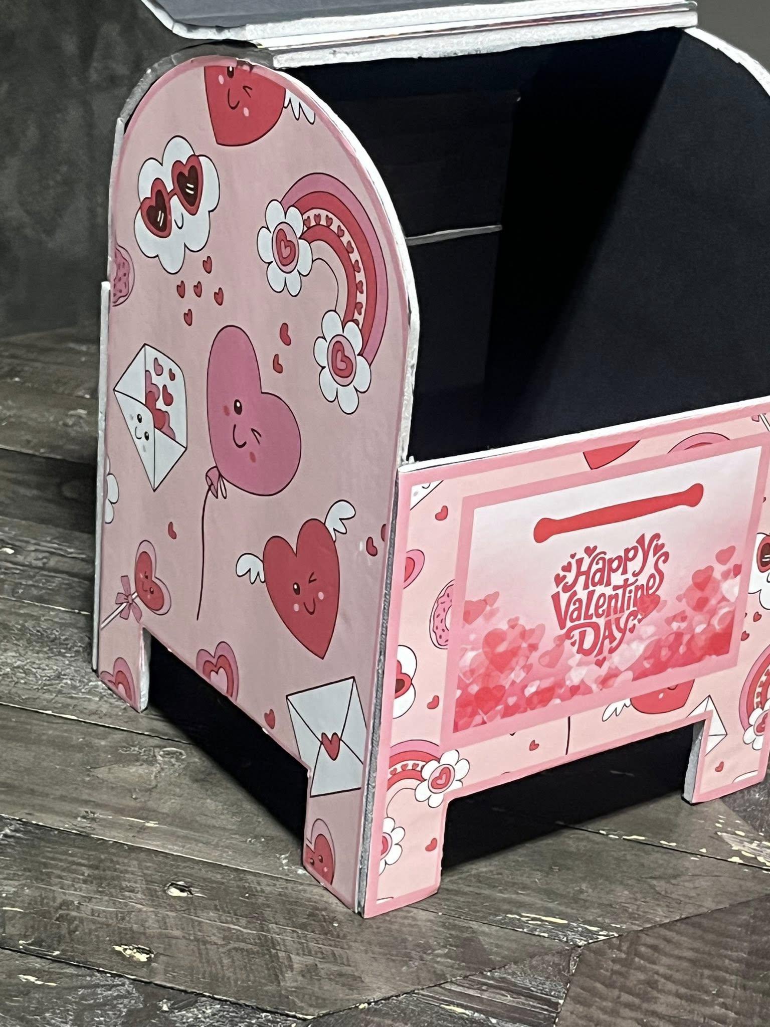 Mailbox Gift Box Template. Canva Drag and Drop - Etsy