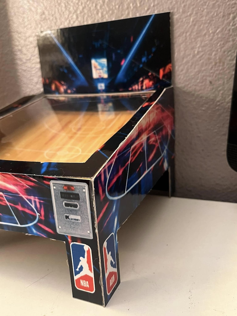 Pinball/basketball Box Template - Etsy
