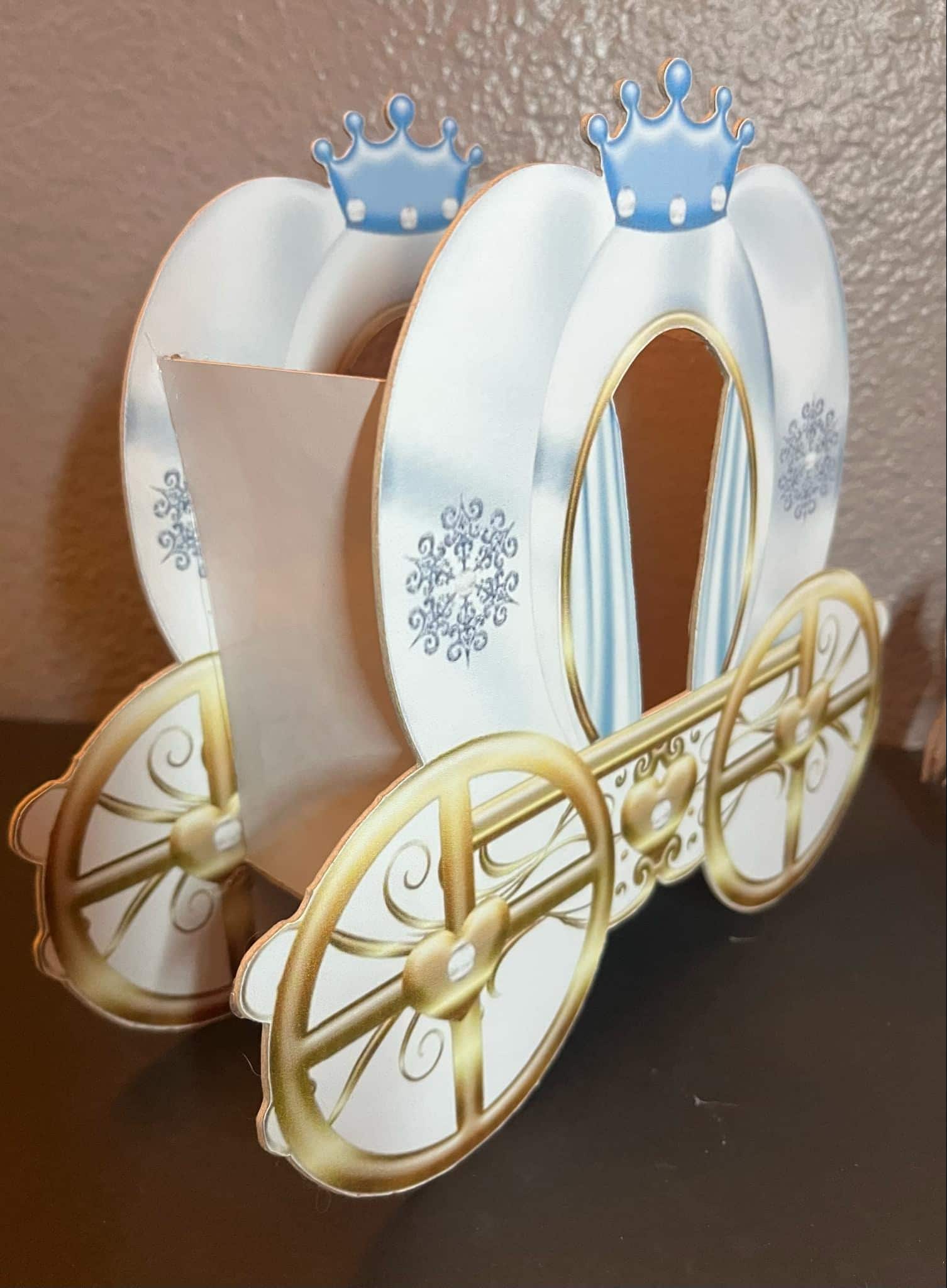 Princess Carriage Box Template - Etsy