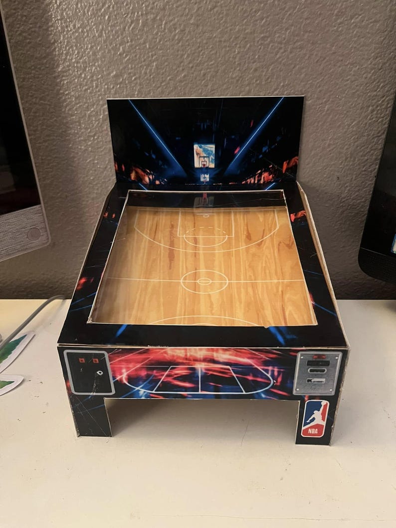Pinball/basketball Box Template - Etsy