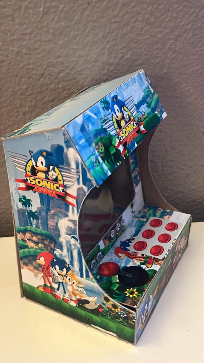 Arcade Machine Box Template - Etsy
