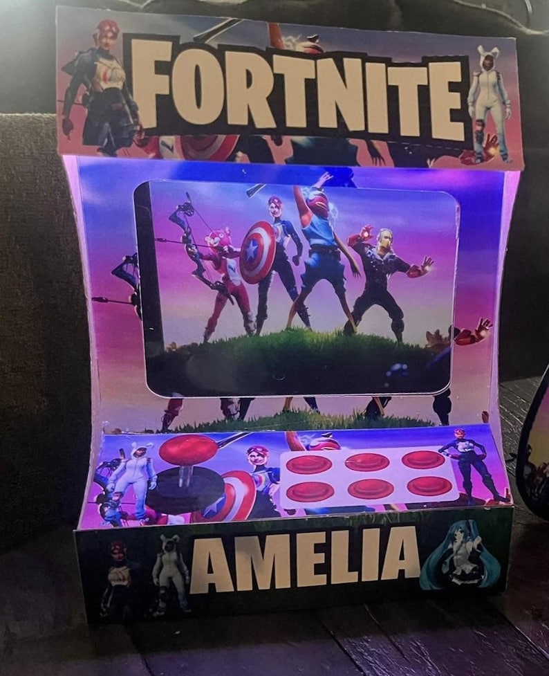 Arcade Machine Box Template - Etsy