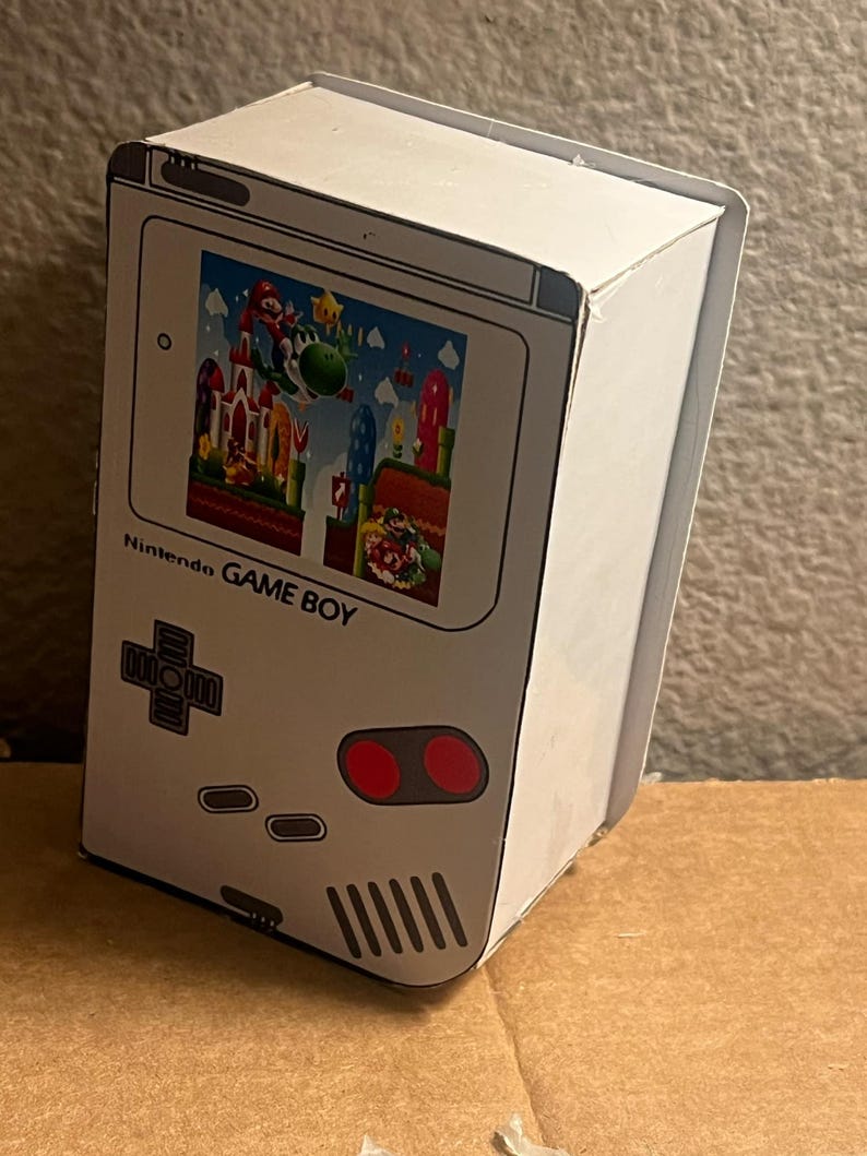 Gameboy Box Template - Etsy