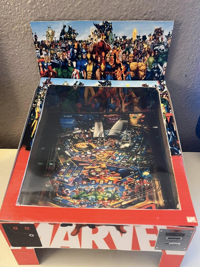 Pinball/basketball Box Template - Etsy