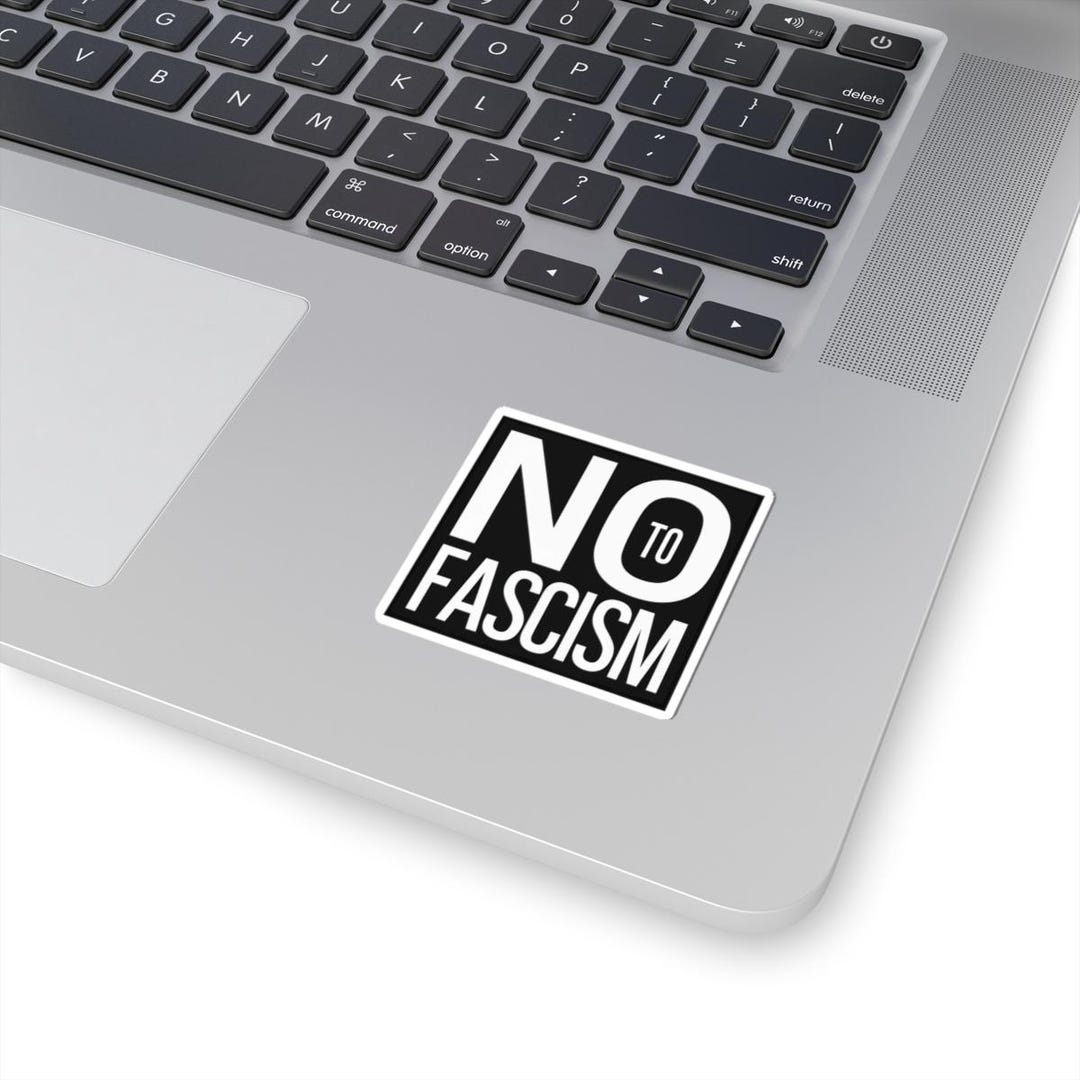 Anti-fascism Sticker, Laptop Decal, Car Sticker, Backpack Decal ...