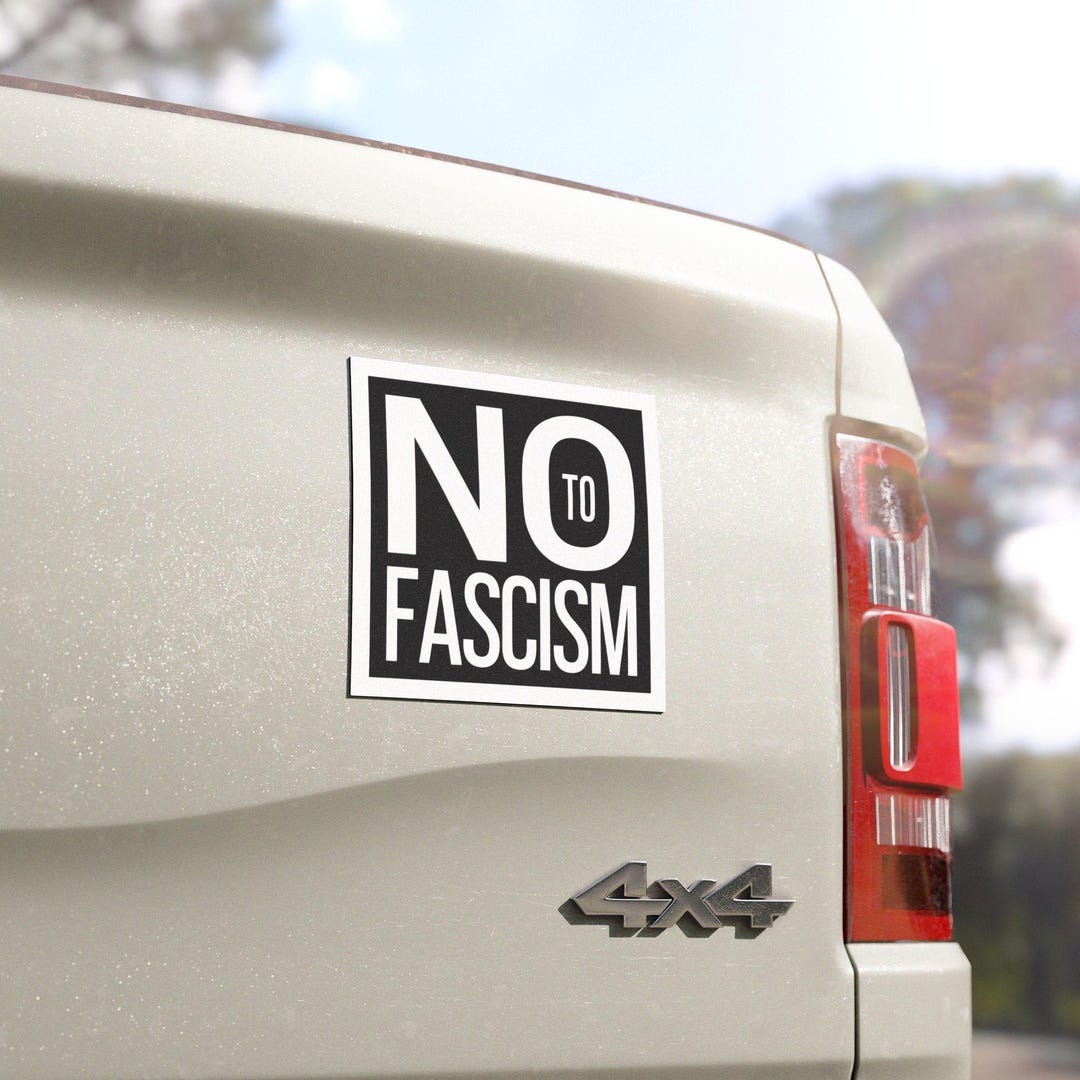 Anti-fascism Car Magnet - Stand up Against Fascism - Activist Gift ...