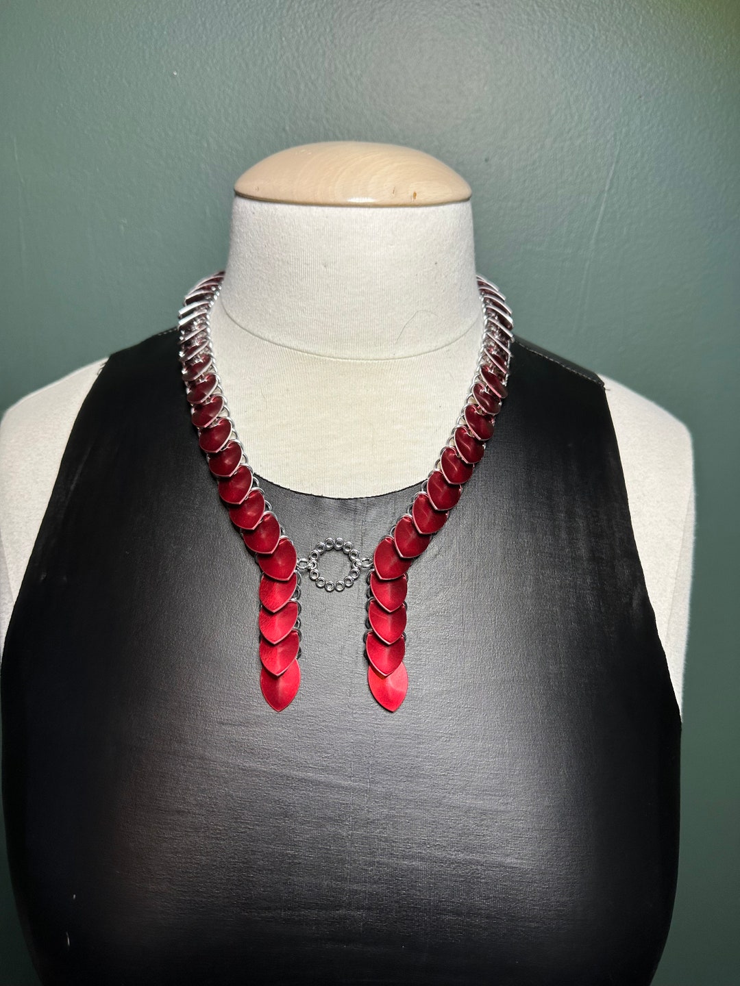 Scale Mail Necklace - Etsy