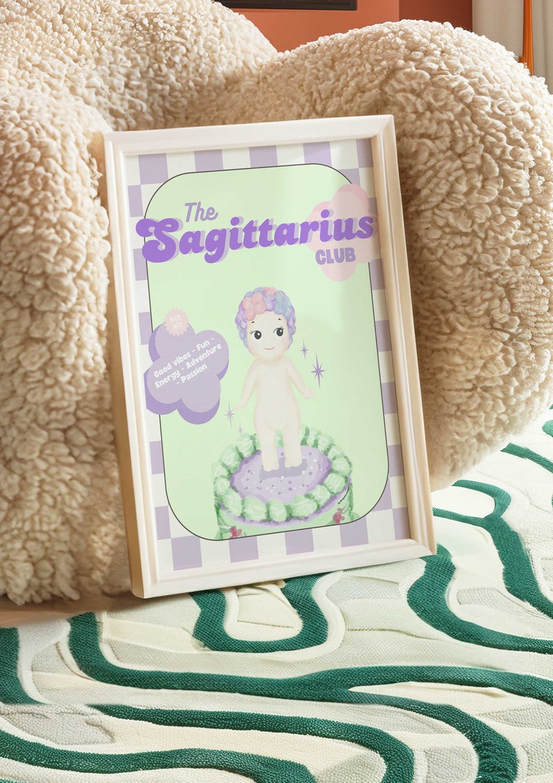Printable Sonny Angel Poster Sagittarius Star Sign DIGITAL ...