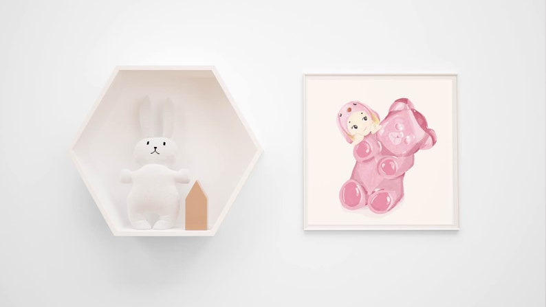 Printable Sonny Angel Poster DIGITAL – Cherub Bunny Earloop – Aesthetic ...