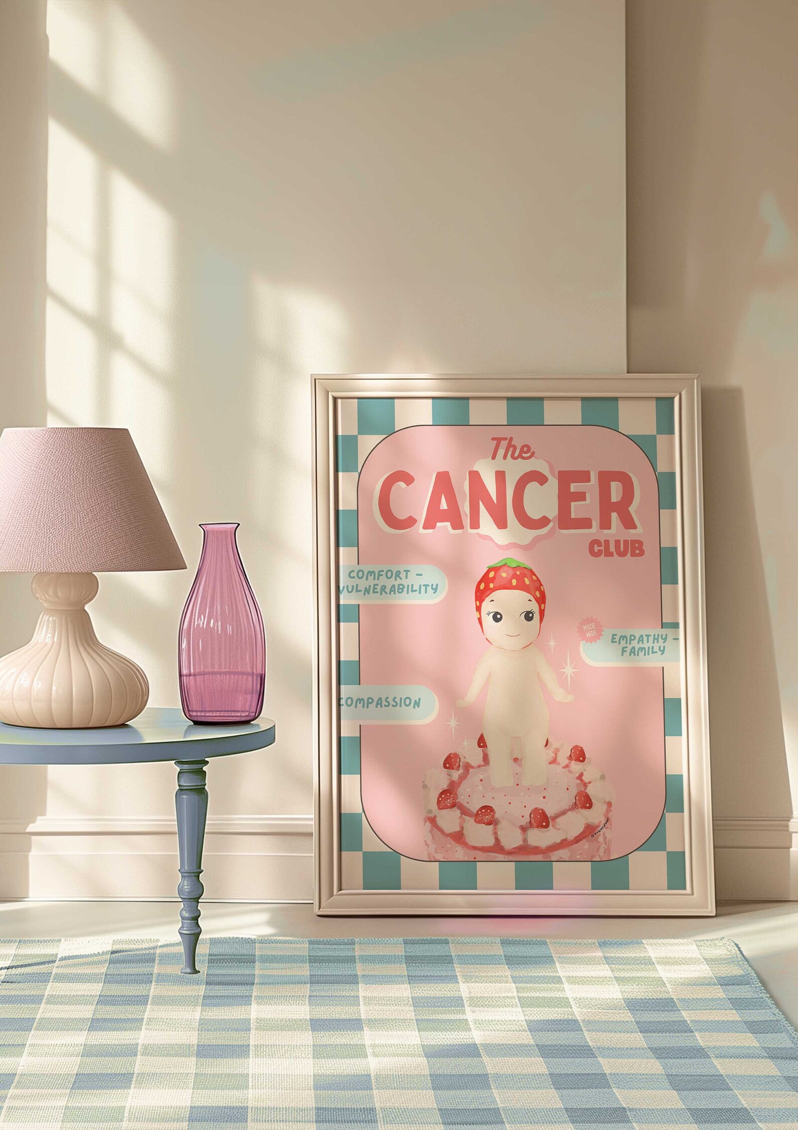 Printable Sonny Angel Poster Cancer Star Sign DIGITAL | Personalised ...