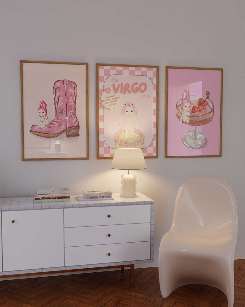 Printable Sonny Angel Art Virgo Starsign DIGITAL | Personalised ...