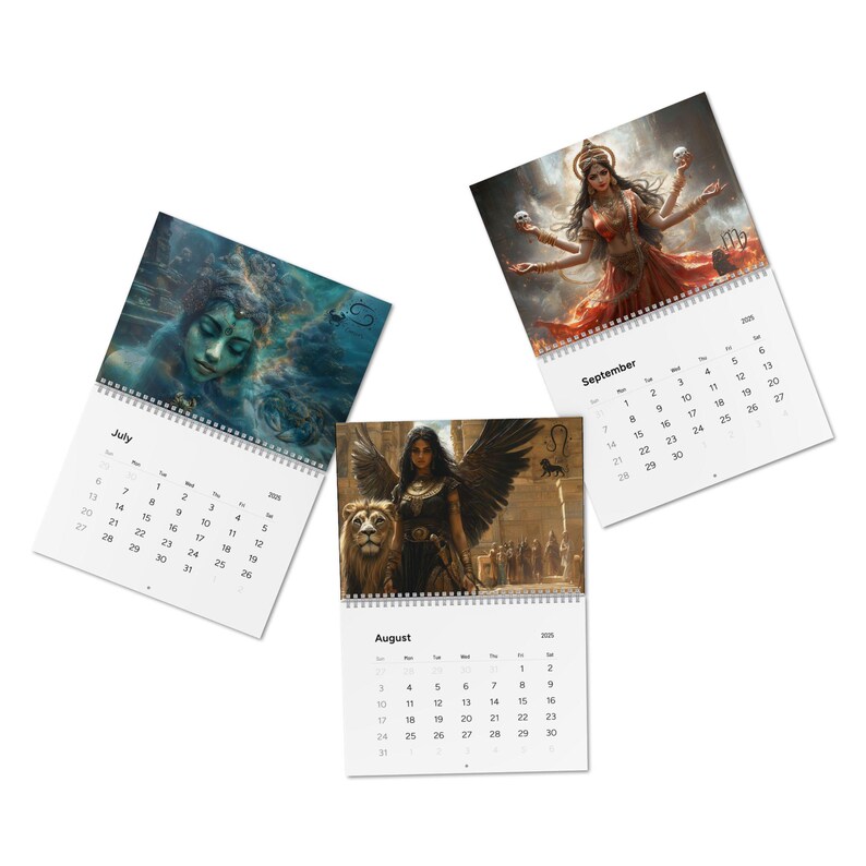 2025 Year of the Goddess Wall Calendar, Aset Guan Yin Shakti Ishtar ...