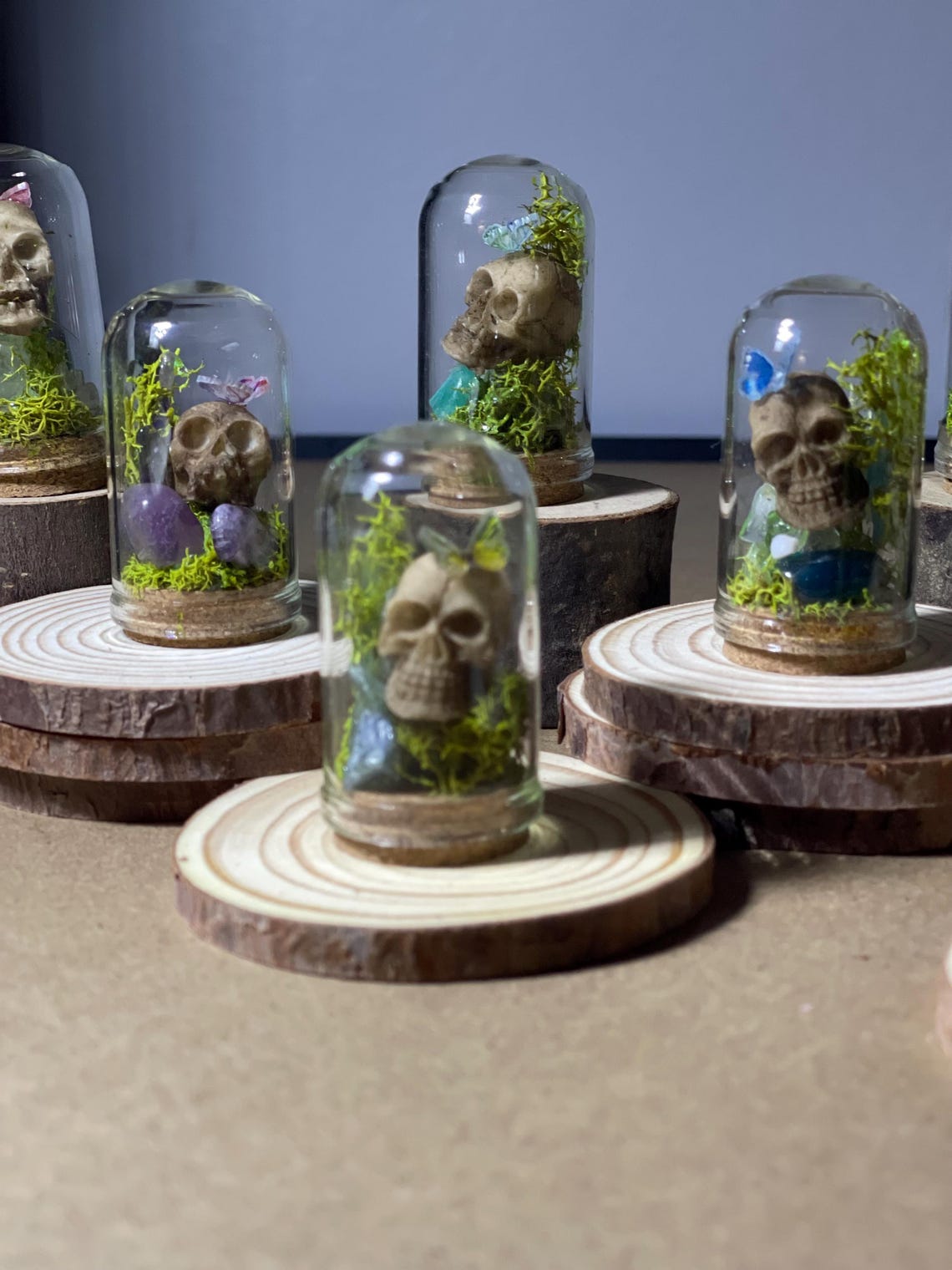 Tiny Glass Skull Displays - Etsy