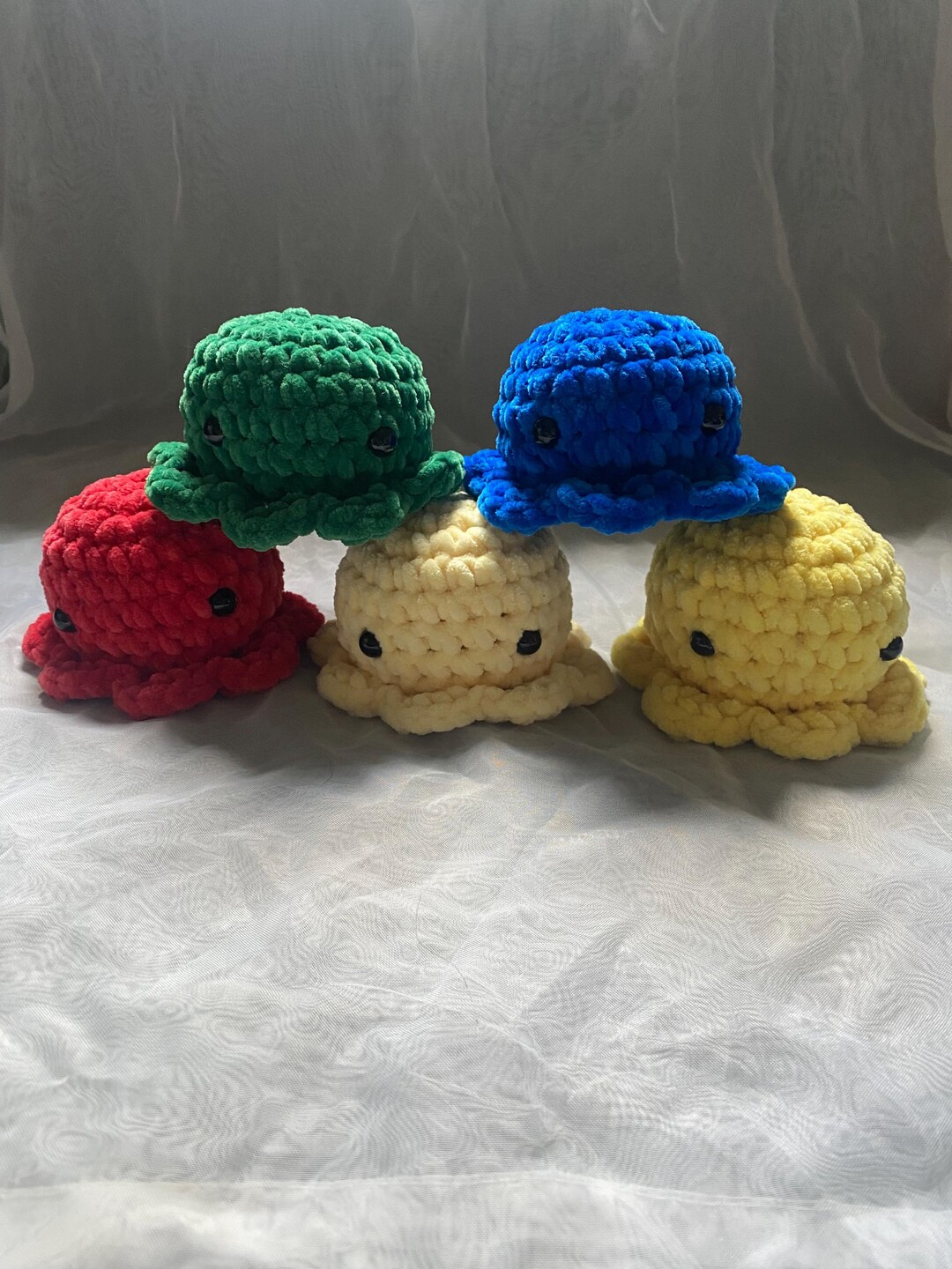 Crochet Mini Octo Plushie, Crochet Stuffed Animal - Etsy