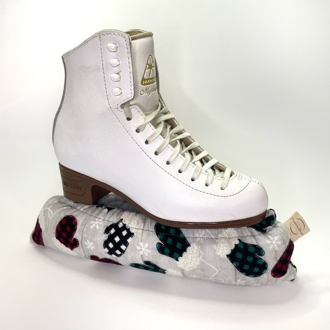 Ice Skate Soakers, Winter Mitten Puffy Figure Skate Covers, Stuffed ...