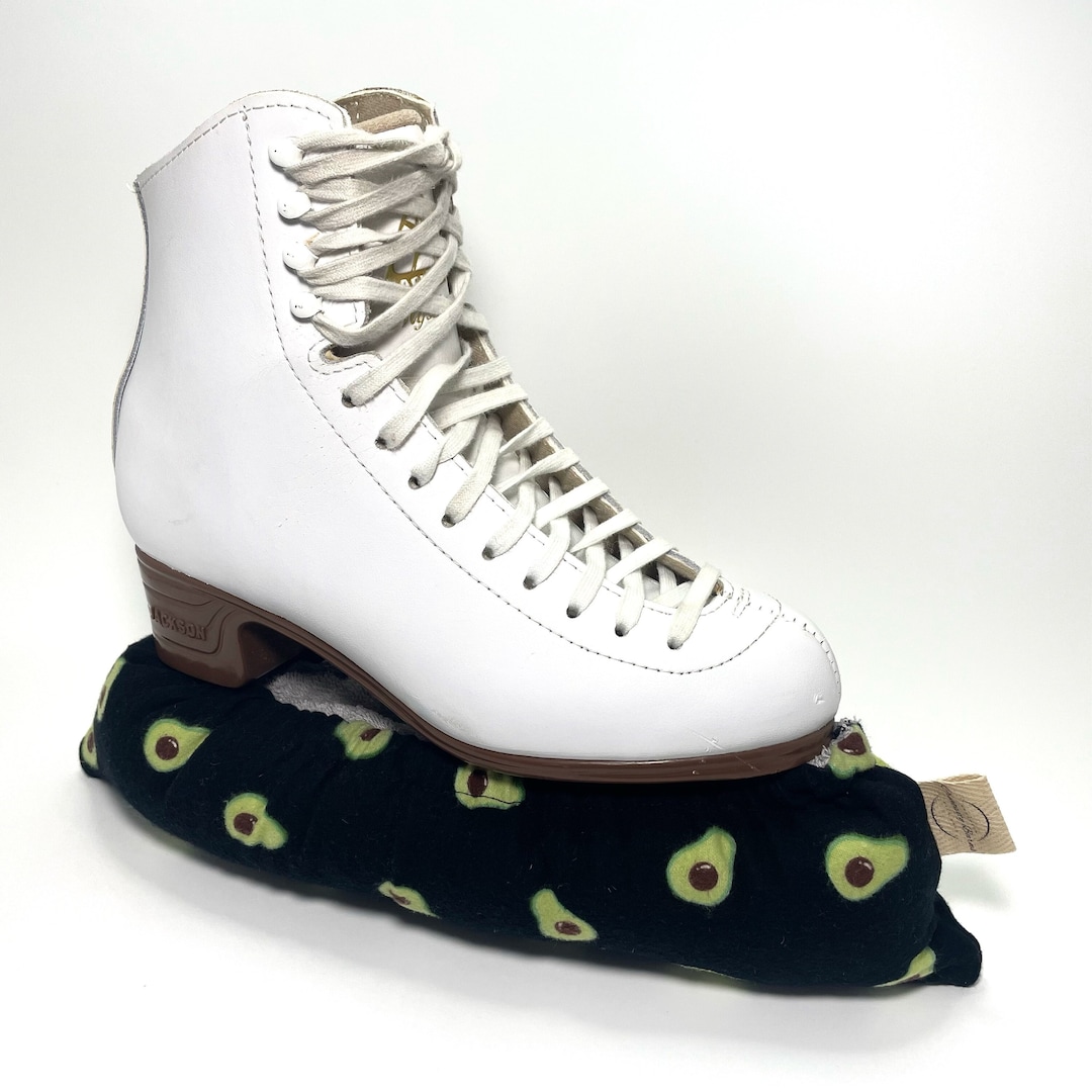 Ice Skate Soakers, Avocado Puffy Figure Skate Covers, Stuffed Skate ...