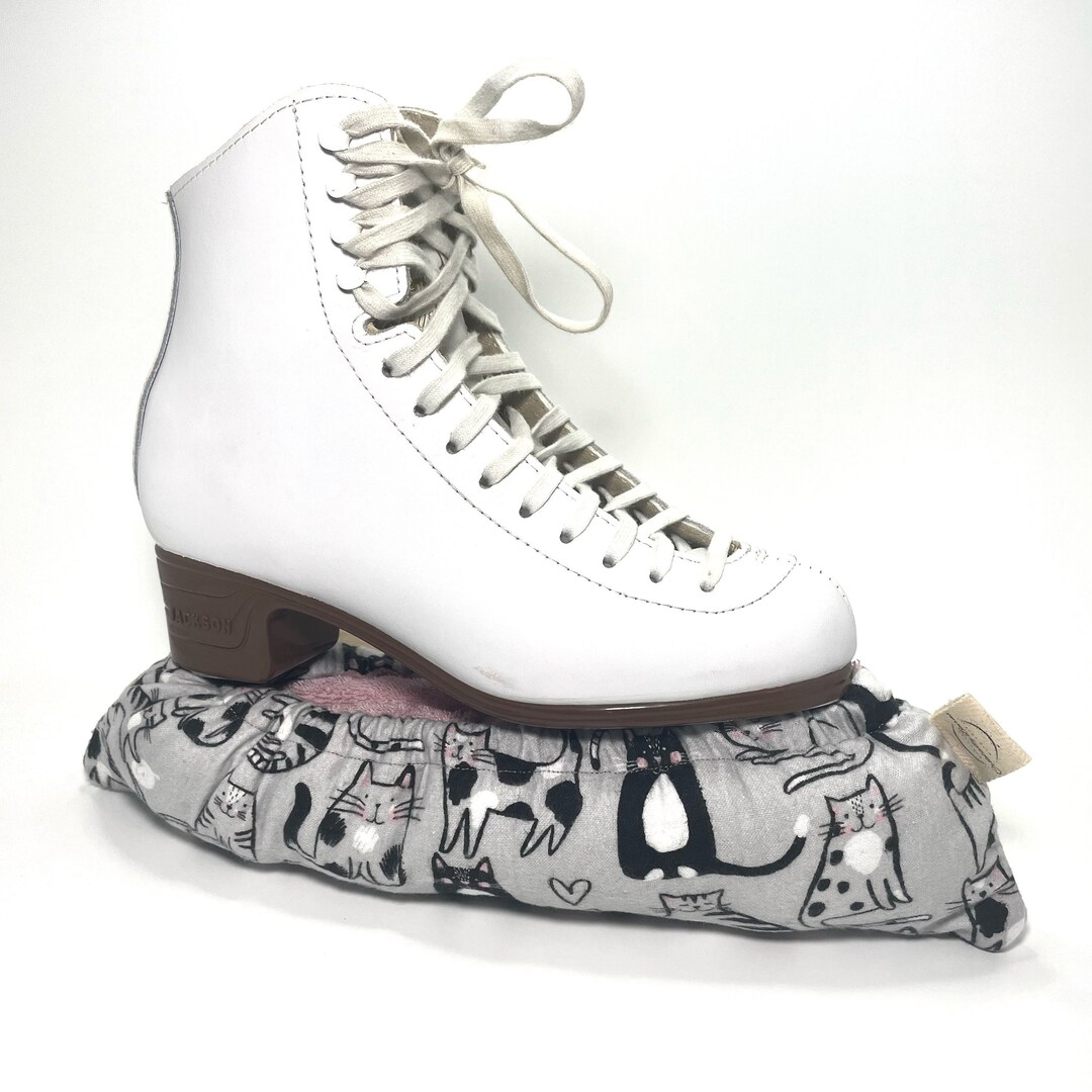 Ice Skate Soakers, Kitty Cat Puffy Figure Skate Covers, Stuffed Skate ...