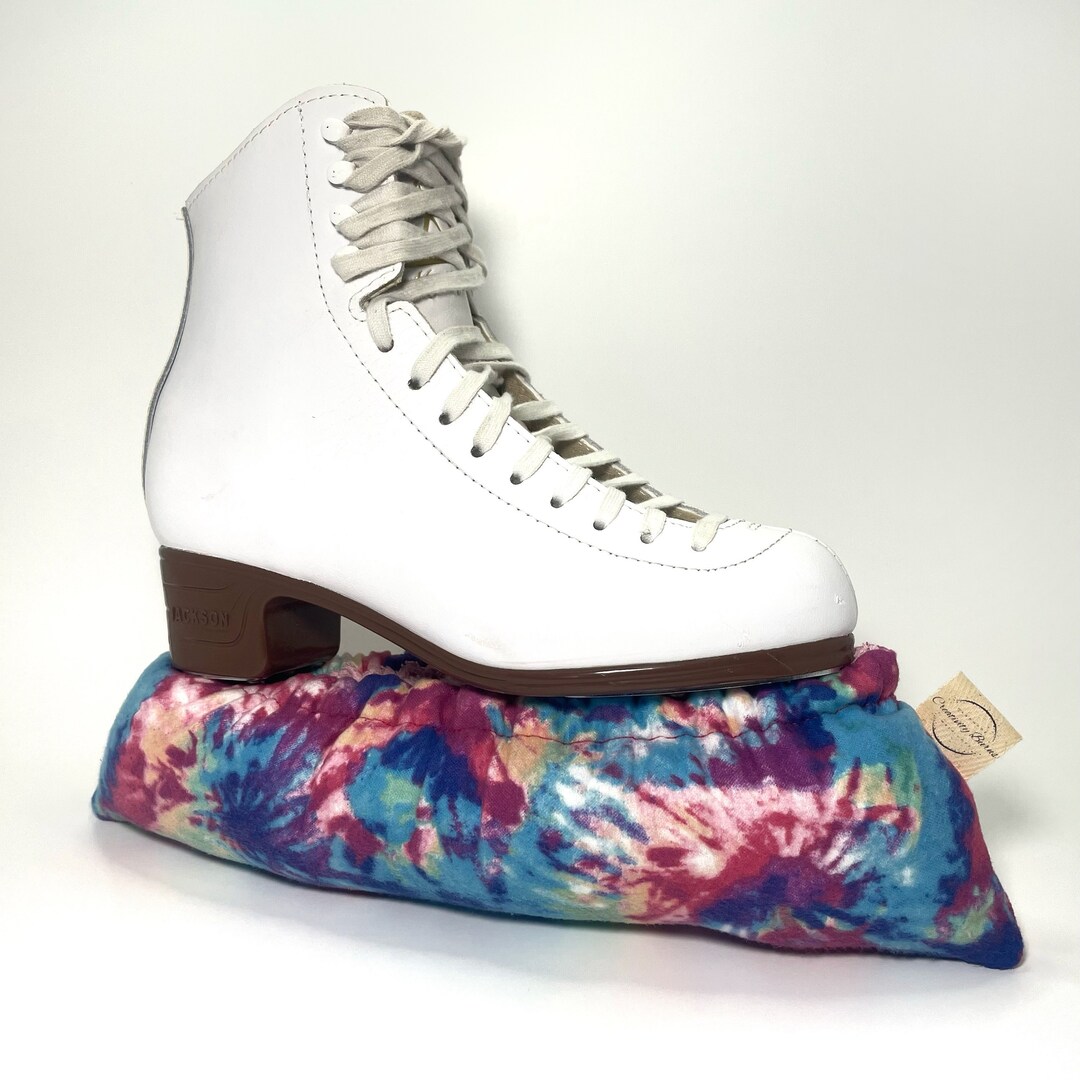 Ice Skate Soakers, Tie Dye Puffy Figure Skate Covers, Stuffed Skate ...