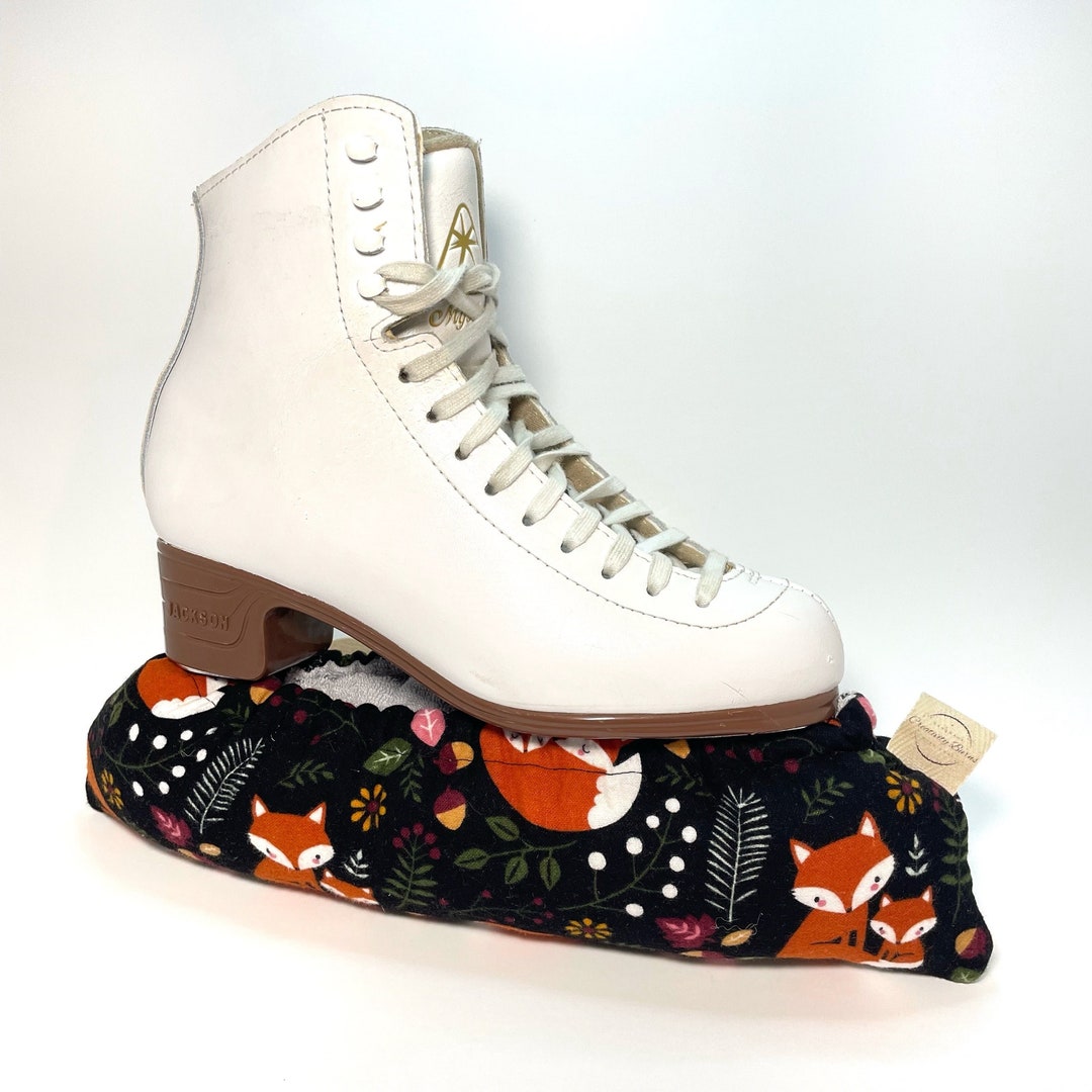 Ice Skate Soakers, Cute Fox Puffy Figure Skate Covers, Stuffed Skate ...