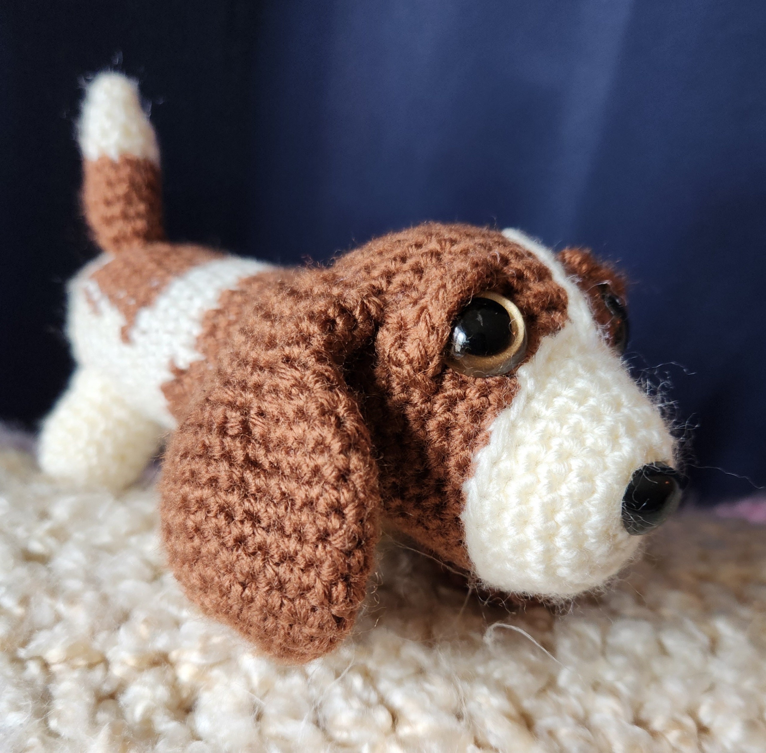 Crochet Basset Hound Pattern - Etsy