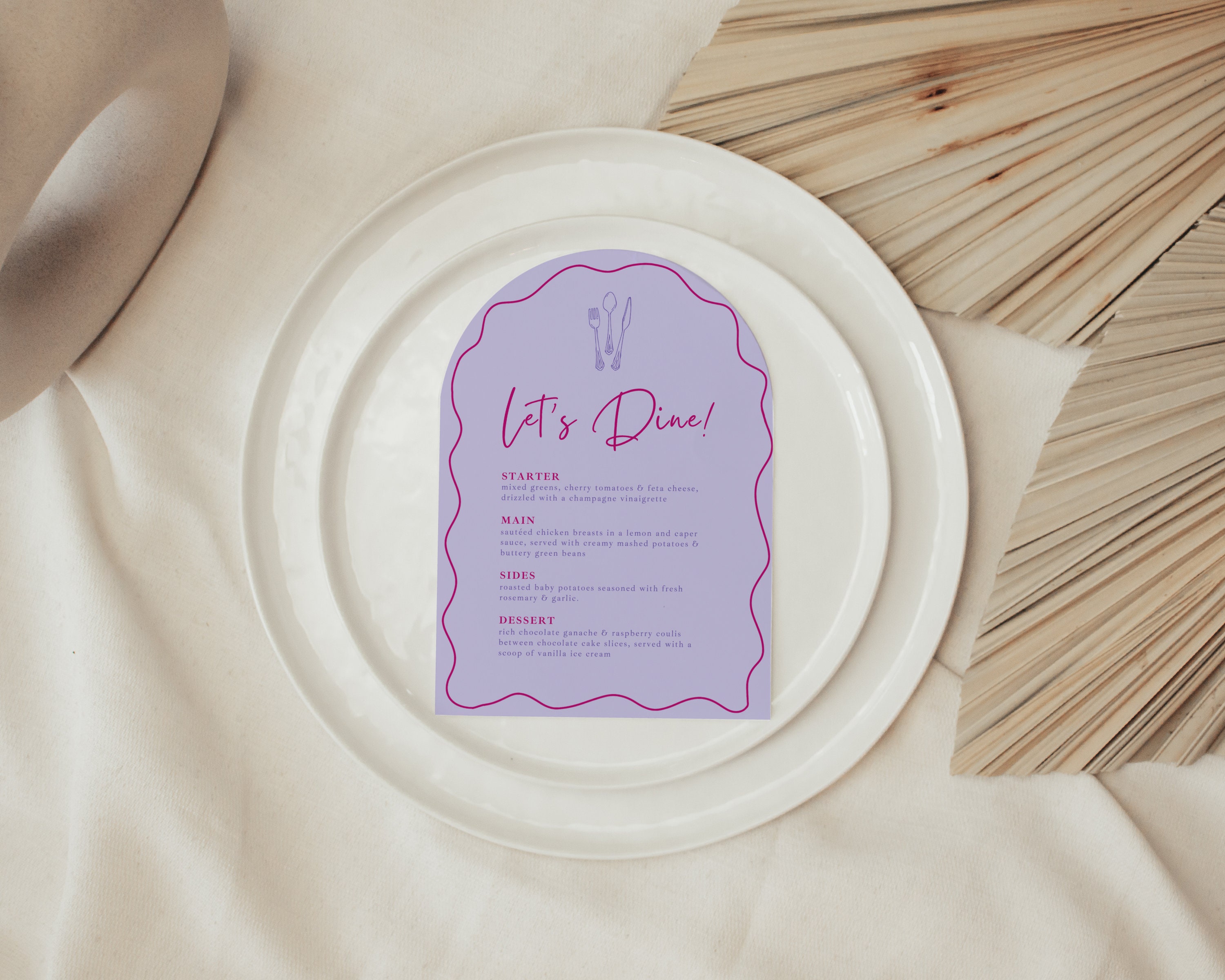 Menu Arch, Cocktails, Drinks, Hen's Party, Instant Download, Editable ...