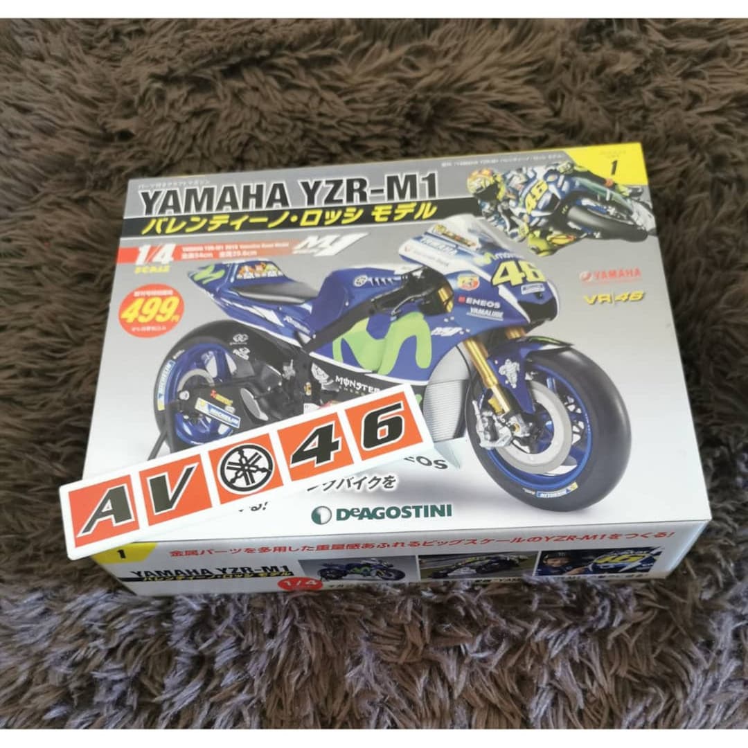 Deagostini Yamaha YZR-M1 2016 Valentino Rossi Model 1/4 Scale - Etsy