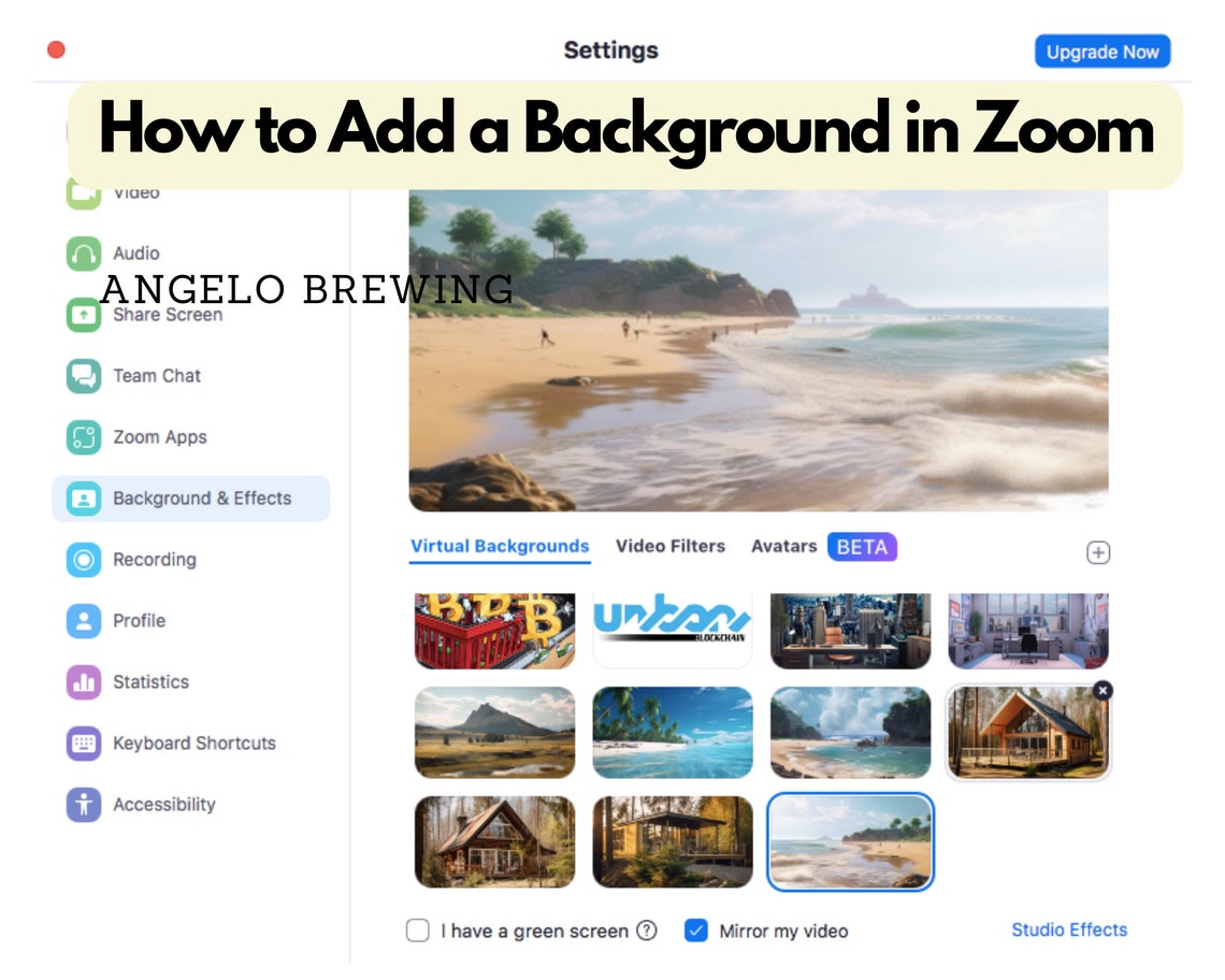 Modern Office Sunset Zoom Virtual Backgrounds Backdrop Office ...