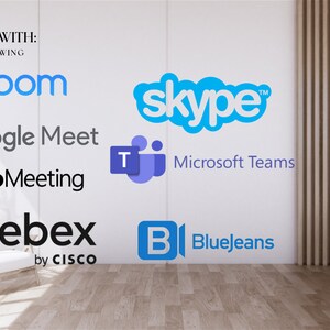 Modern Office Sunset Zoom Virtual Backgrounds Backdrop Office ...