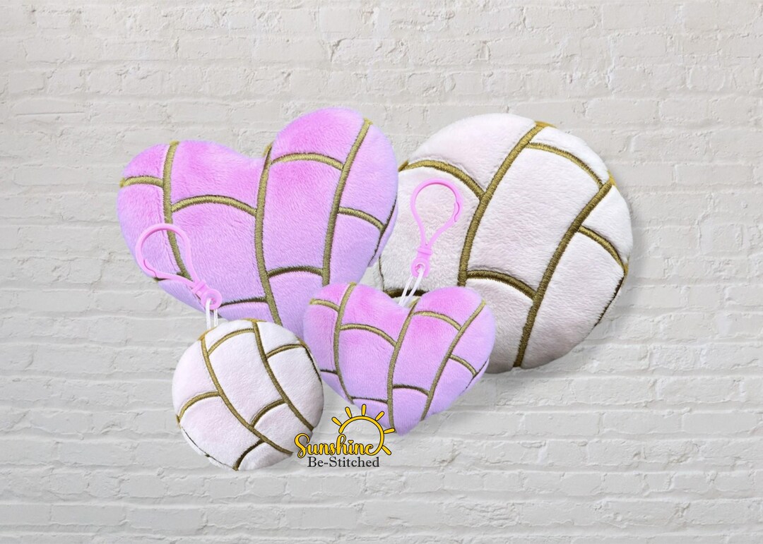 ITH Pan Dulce Plushie - in the Hoop Embroidery Design Concha Stuffie ...