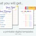 Printable Templates - Kids Responsibilities Charts | Daily Routine ...