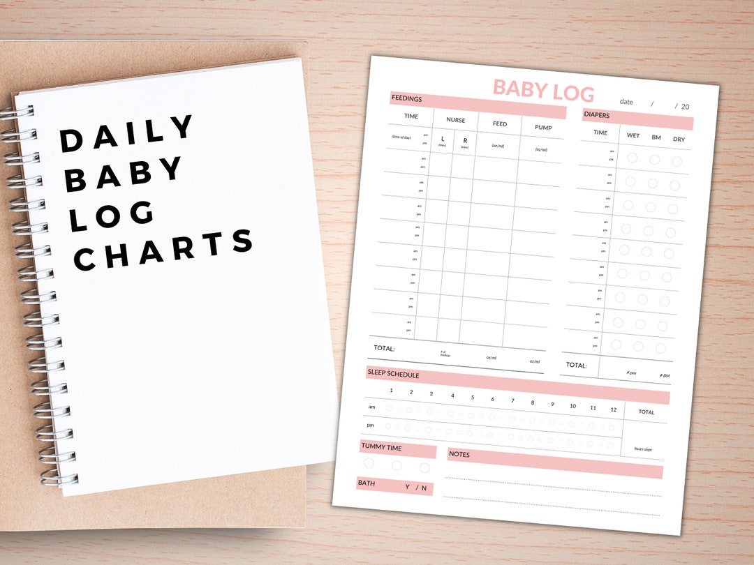 Printable Template - Daily Baby Log | Daily Newborn Tracker | Baby Care ...