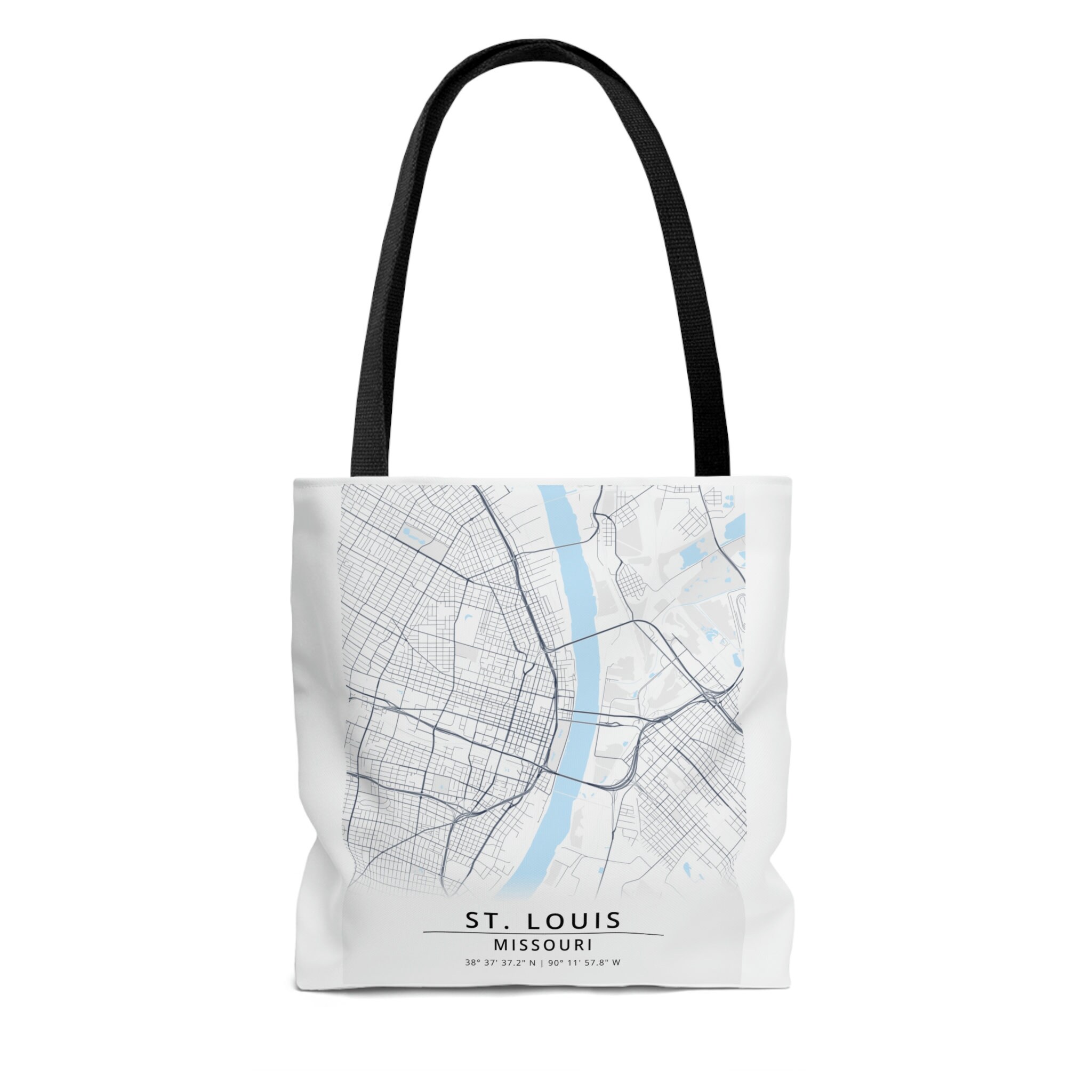 St. Louis City Map Tote Bag, City Tote Bag, Travel Tote, Travel Gift ...