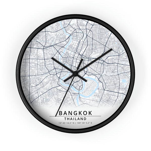 Thailand Map Clock - Etsy