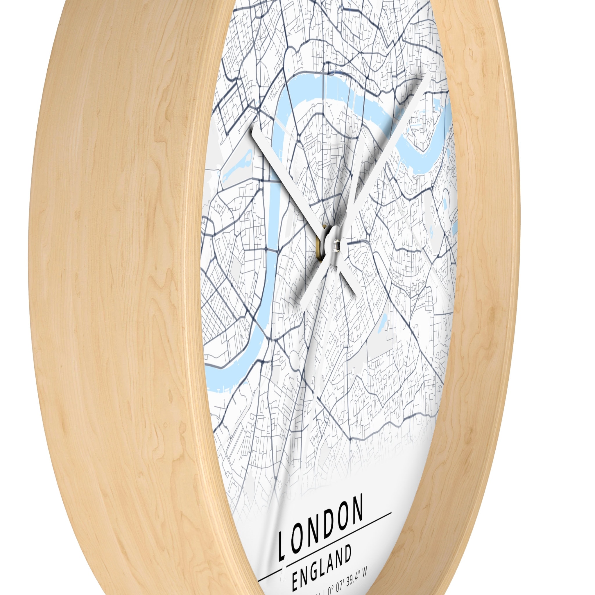 London Map Wall Clock, London England Clock, London Gift, London UK ...