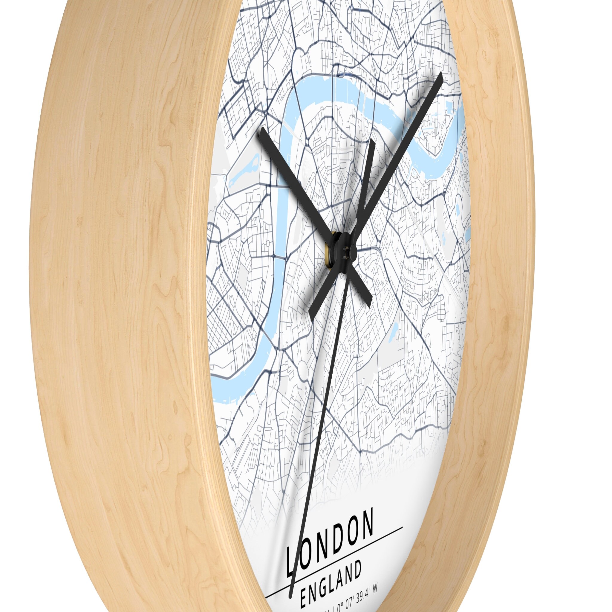 London Map Wall Clock, London England Clock, London Gift, London UK ...