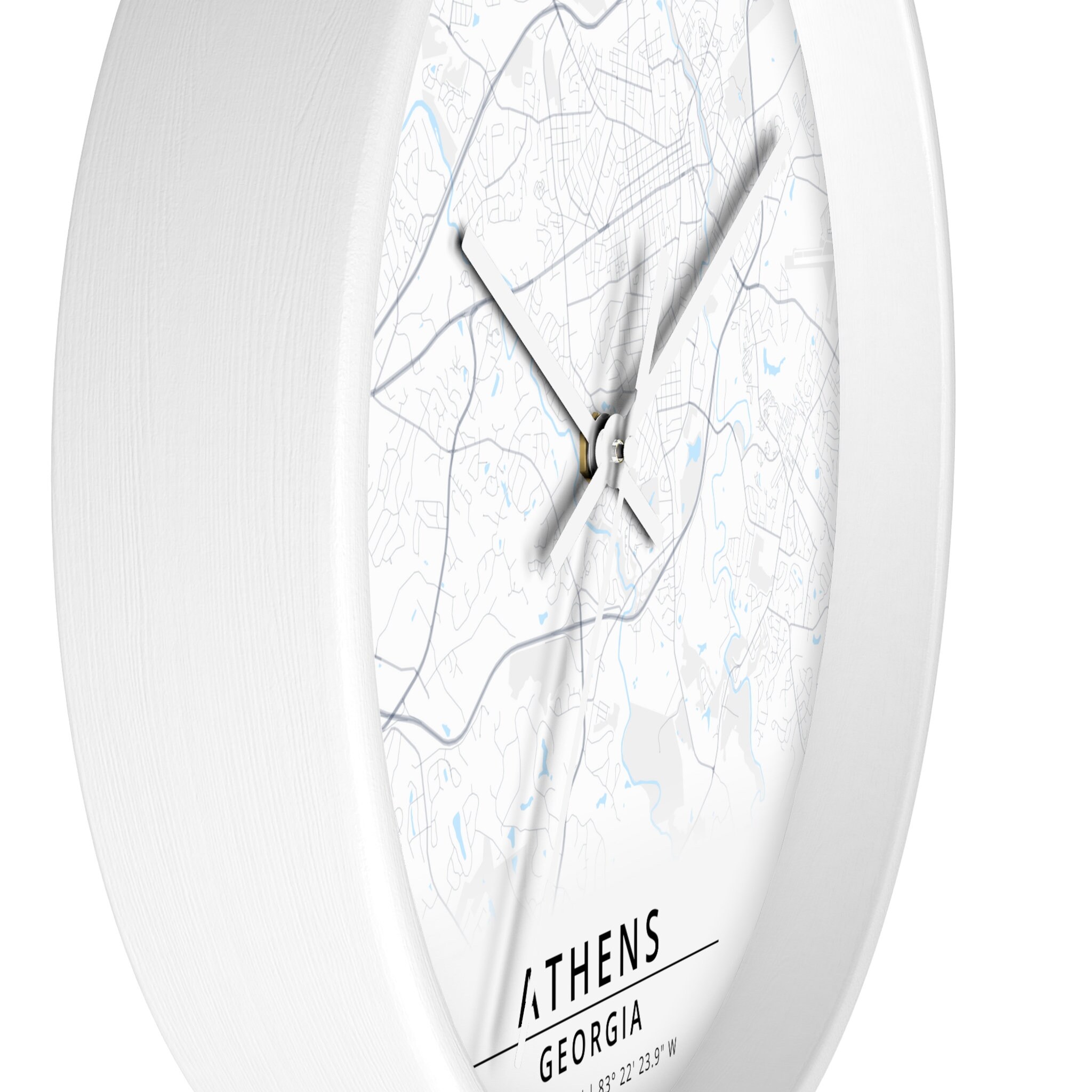 Athens GA Map Wall Clock, Athens GA Clock, UGA Graduation Gift, Athens ...
