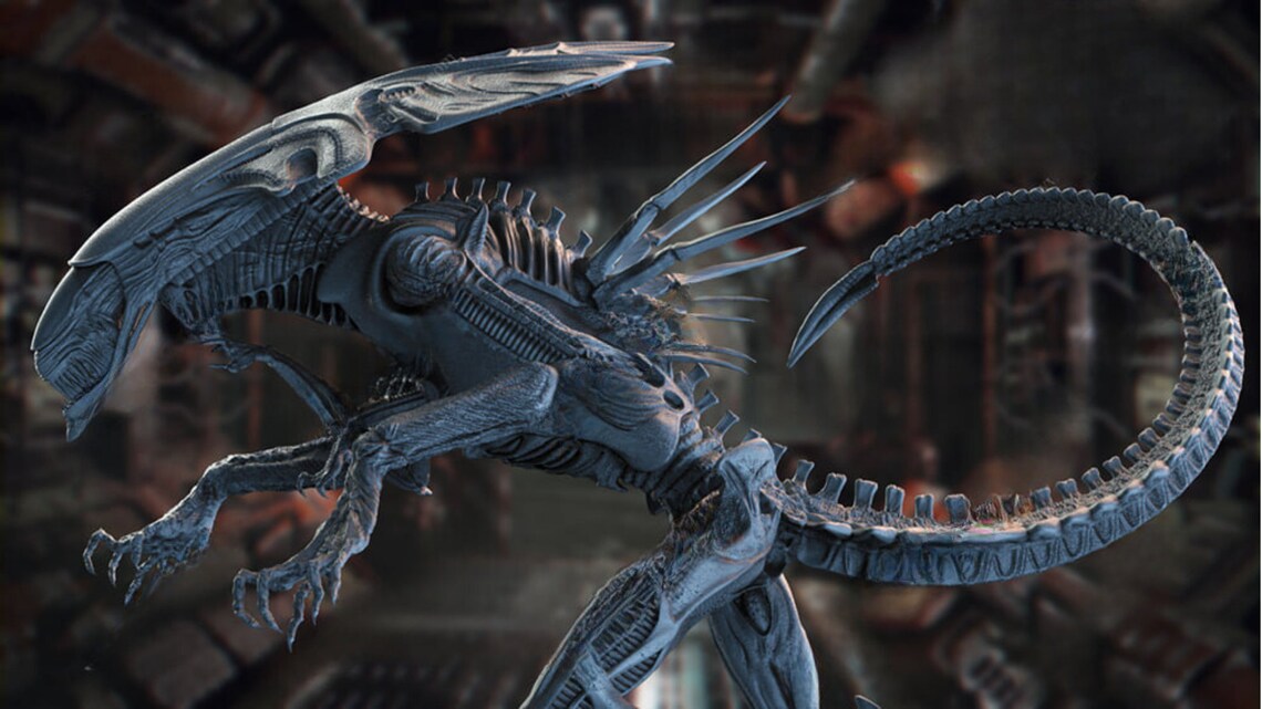 Alien Queen 3D Printed and Painted Result !!! Amazing Work Ronald ...