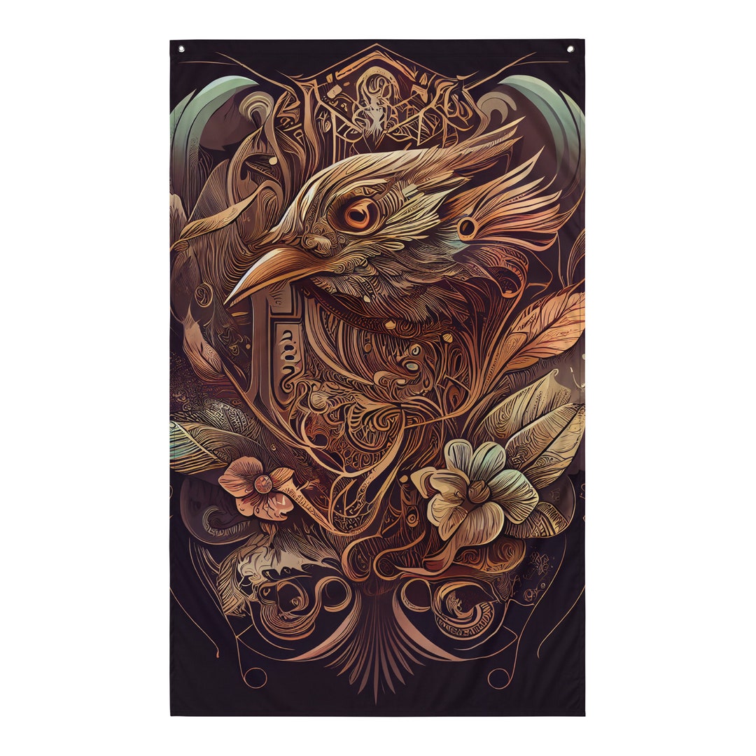 Esoteric Raven Flag - Etsy