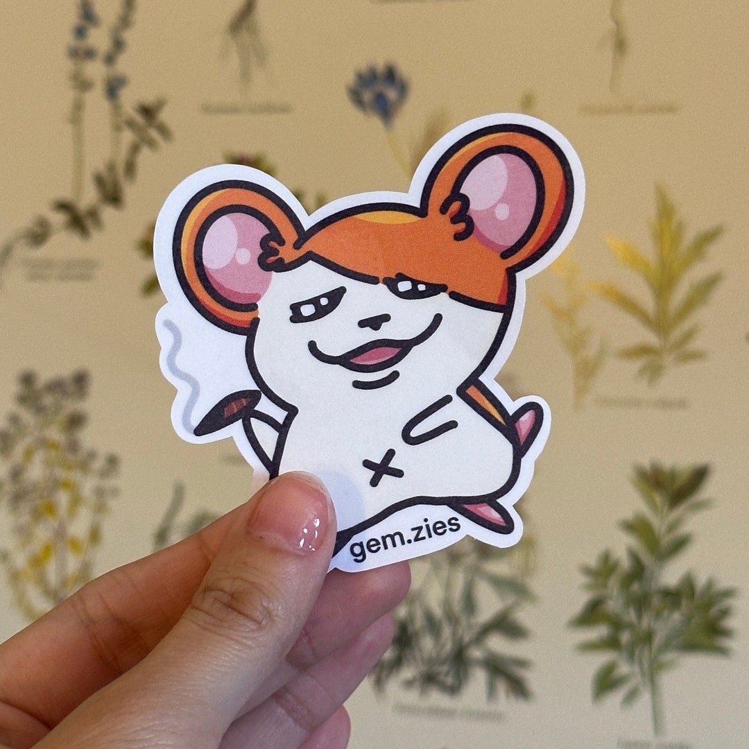 Boof-taro Sticker Hamtaro Parody Sticker Glossy Sticker - Etsy